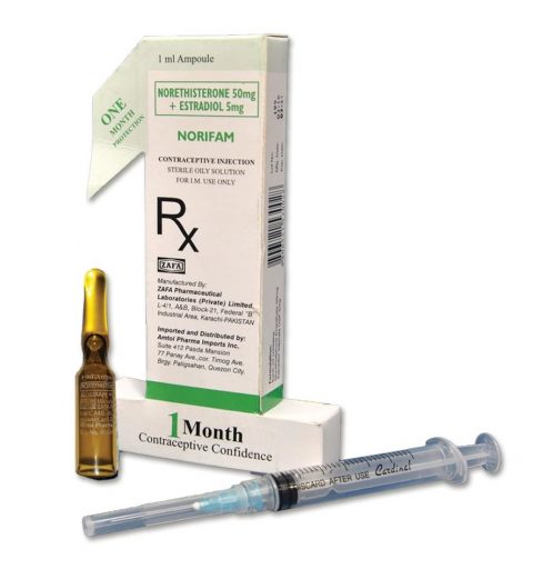 Norifam 50mg/5mg 1ml Amp 1s | Amesco Drug Online